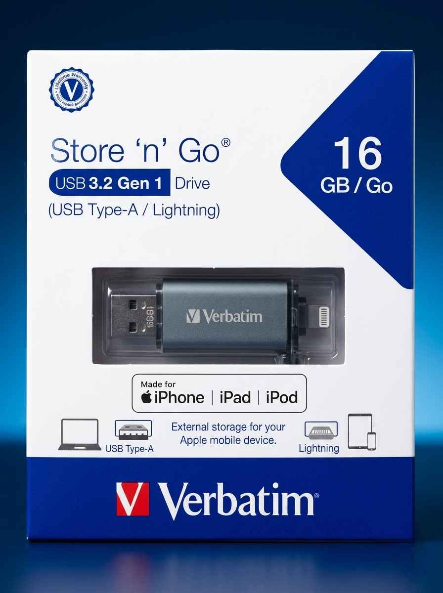 Verbatim Store ‘n’ Go Dual Flash drive 16GB - Human needs